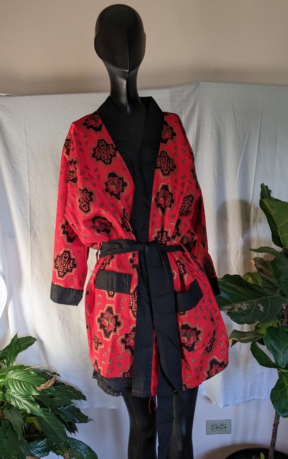 MCM Loungeware, Robe, 1960s Asian-inpsired Karate Sty… - Gem