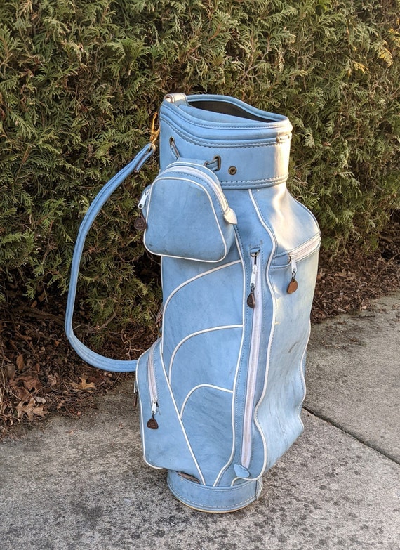 Vintage Vinyl Baby Blue Golf Bag Made by Ram 1970s 70s Luggage - Etsy