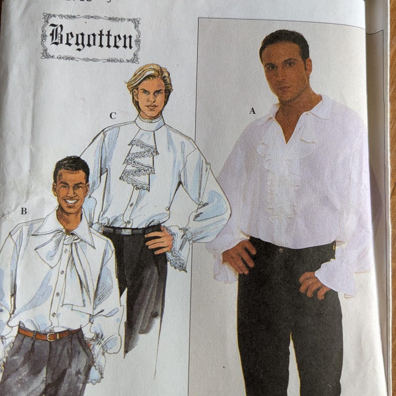 Ruffled Poet Shirt - Etsy