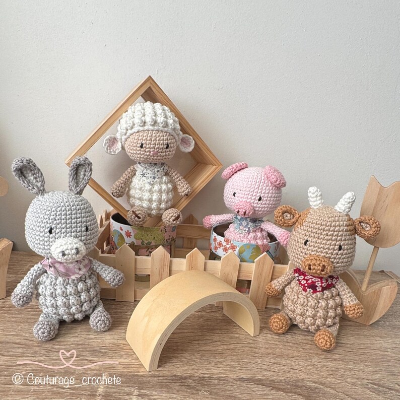 Crochet Pattern PDF French & English, Amigurumi Sheep, the Little ...