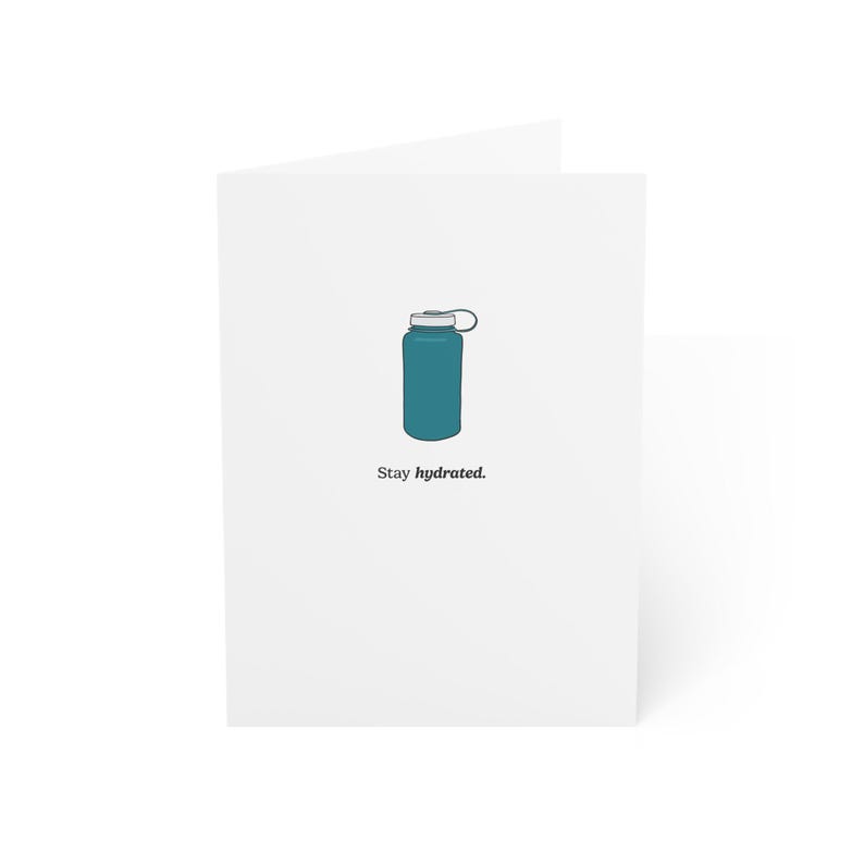 Stay Hydrated Card, Funny, Just Because, Get Well, Outdoor - Etsy