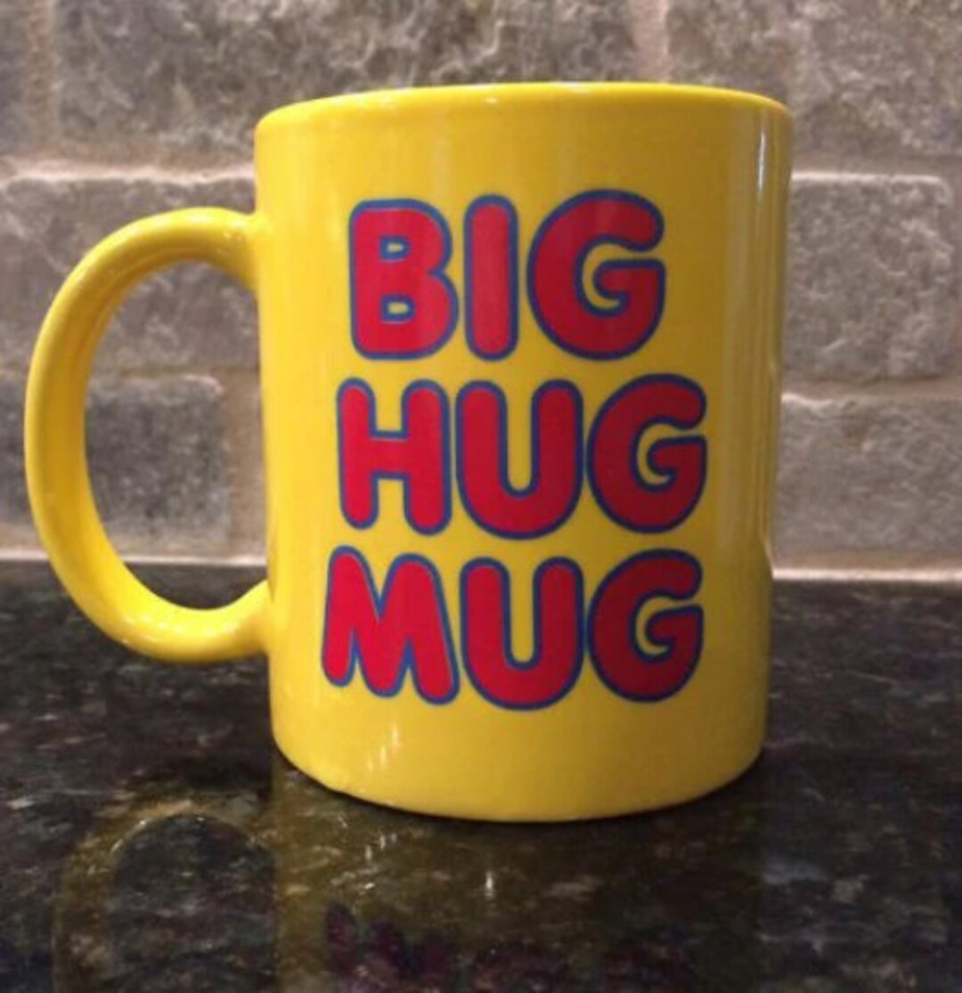 Big Hug Mug Ceramic Yellow Coffee Cup - Etsy