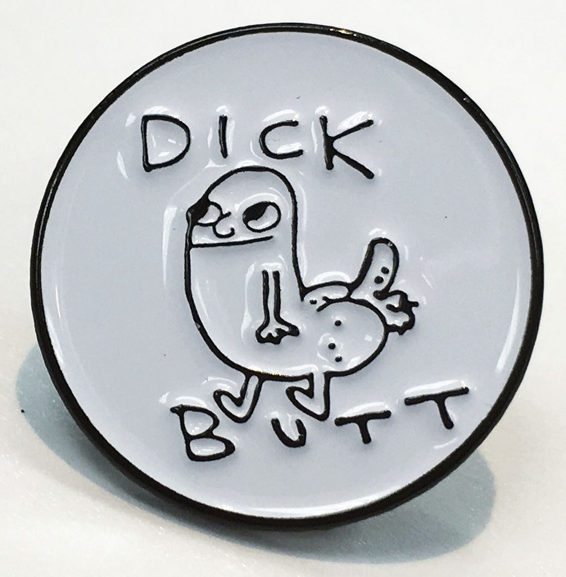 Dickbutt Ceramic Enamel Lapel Pin Brass Dickbutt | Etsy