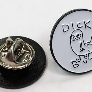 Dickbutt Ceramic Enamel Lapel Pin Brass Dickbutt - Etsy