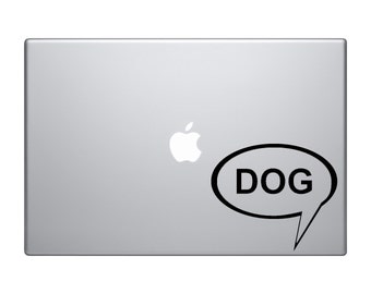 MacBook Stick Man Carrying Apple Logo Funny Car Truck Sticker Cute ...