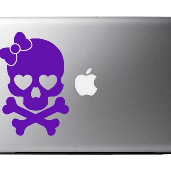 Skull MacBook Decal - Etsy