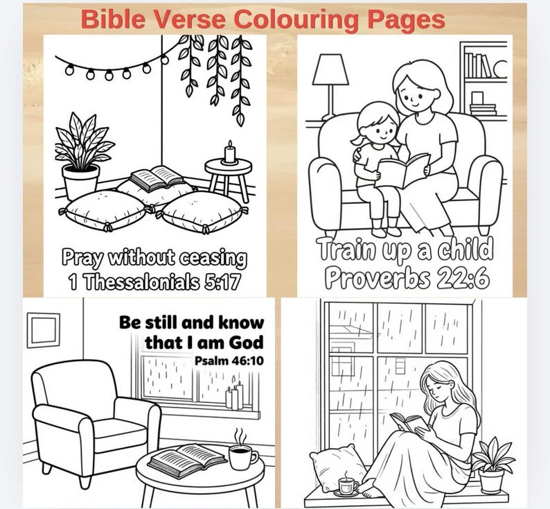 Christian Coloring Pages for Kids | Bible Verse Activity Printable PDF ...