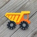 6 Construction Zone Paper Cut Outs, Dump Truck, Bulldozer, Construction ...