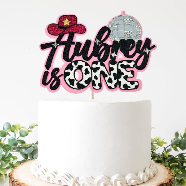 Disco Cowgirl Cake Topper - Etsy