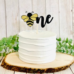 Bumble Bee Cake Topper/ Happy 1st Bee Day/ Bee Birthday Party/ Smash ...