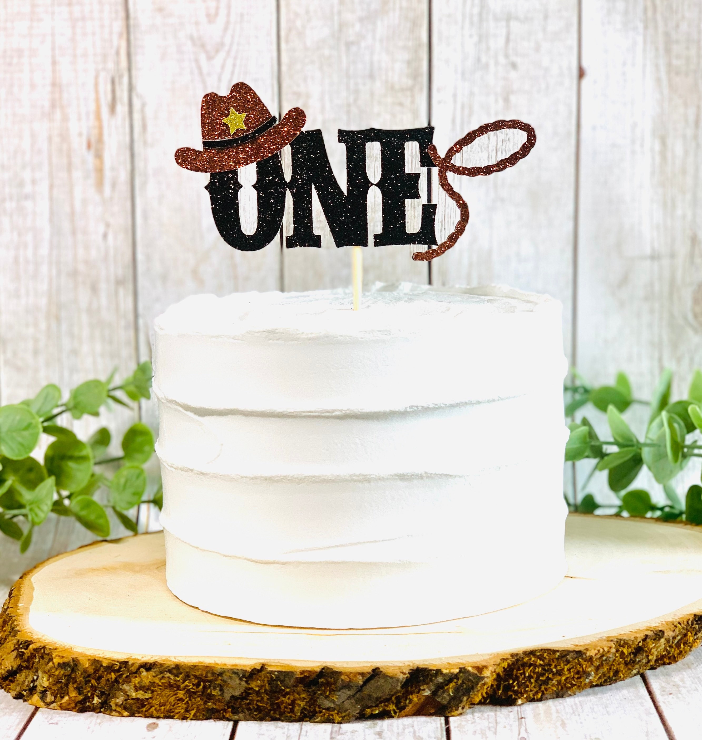 Cowboy Cake Topper/ Cowgirl Party/ Cowboy 1st Birthday/ Cowboy - Etsy