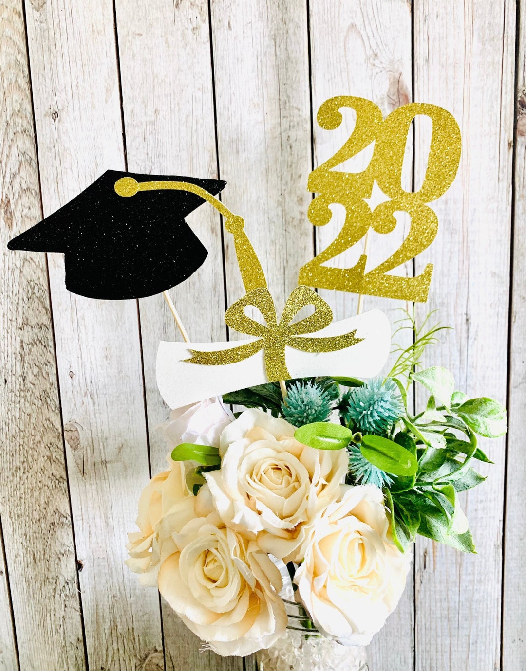 2023 Graduation Centerpieces Grad Cap 2023 Diploma Glitter - Etsy