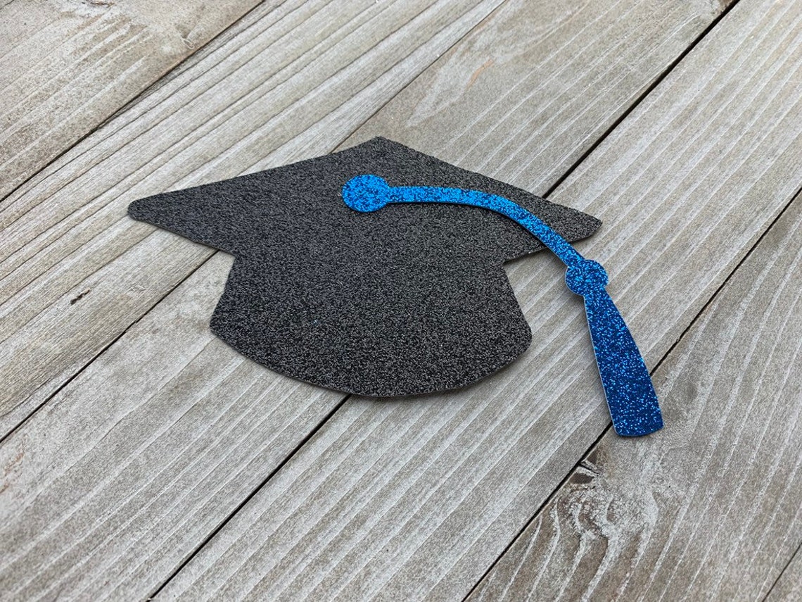 Graduation Cap Cut Outs, Glitter Grad Caps,die Cuts, Graduation ...