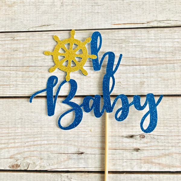Nautical Cake Topper - Etsy