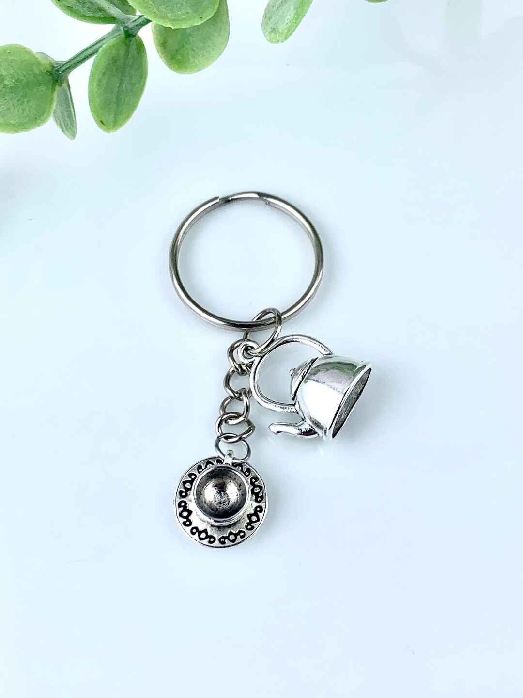 Teapot and Kettle Keychain/ Tea Lover Keyring/ Tea Accessories/ Tea Cup ...