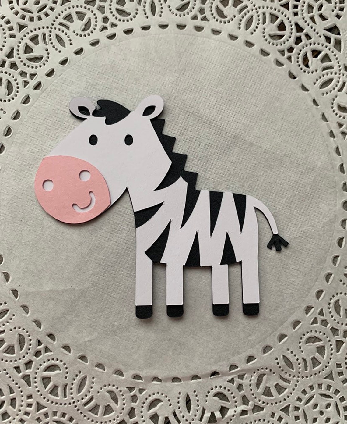 Zebra Cutouts Zebra Diecuts Safari Animal Cutouts Jungle - Etsy
