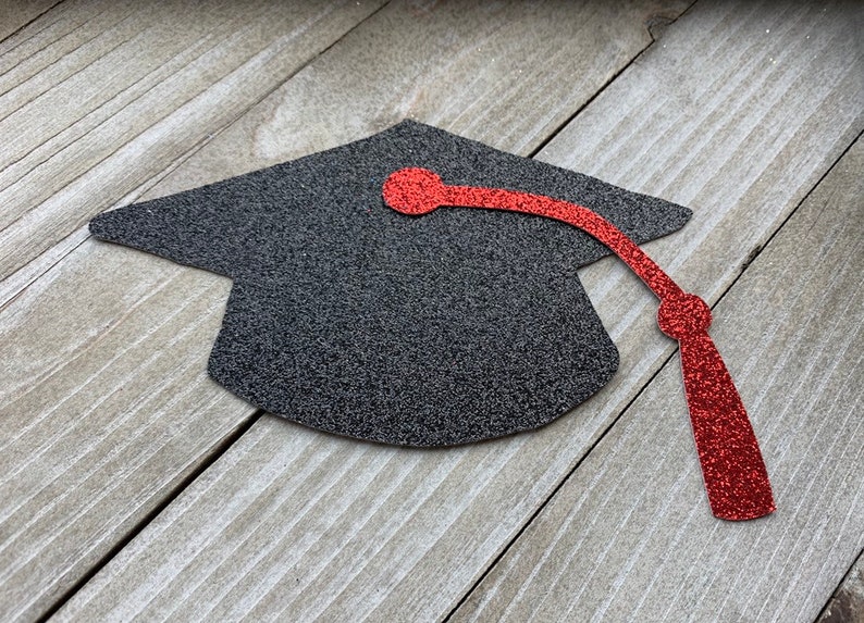 Graduation Cap Cut Outs, Glitter Grad Caps,die Cuts, Graduation ...