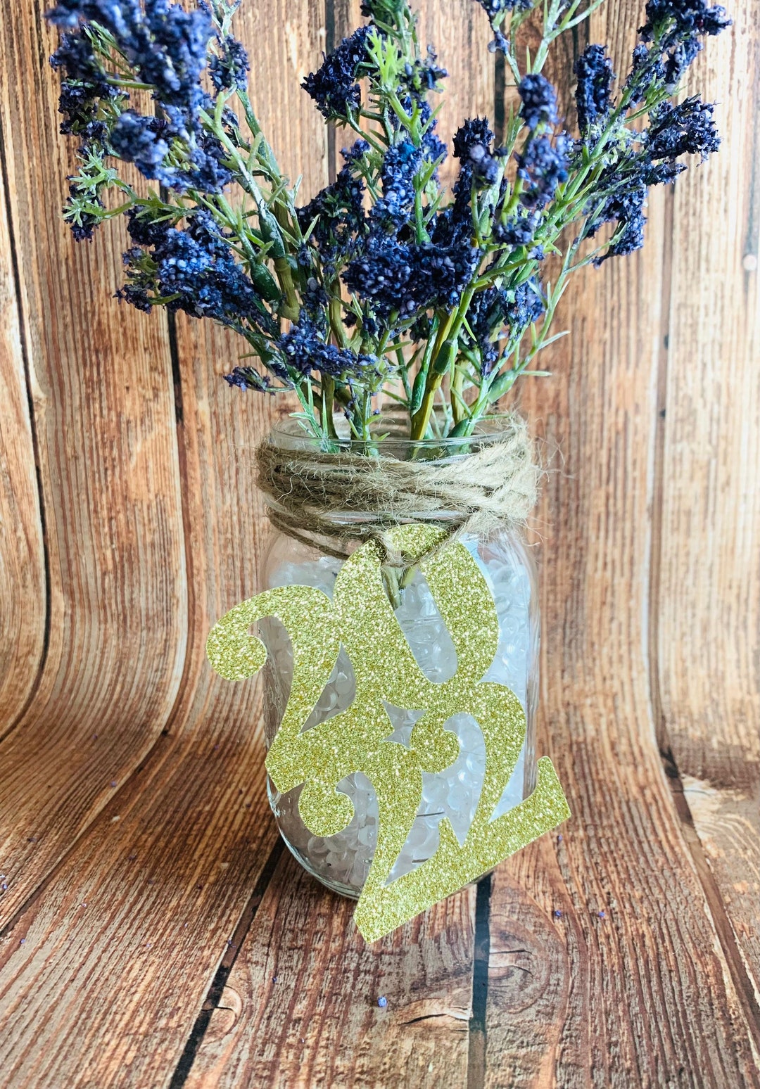 2024 Mason Jar Tags, Graduation Tags, Gold Glitter 2024 Mason Jar Tags ...