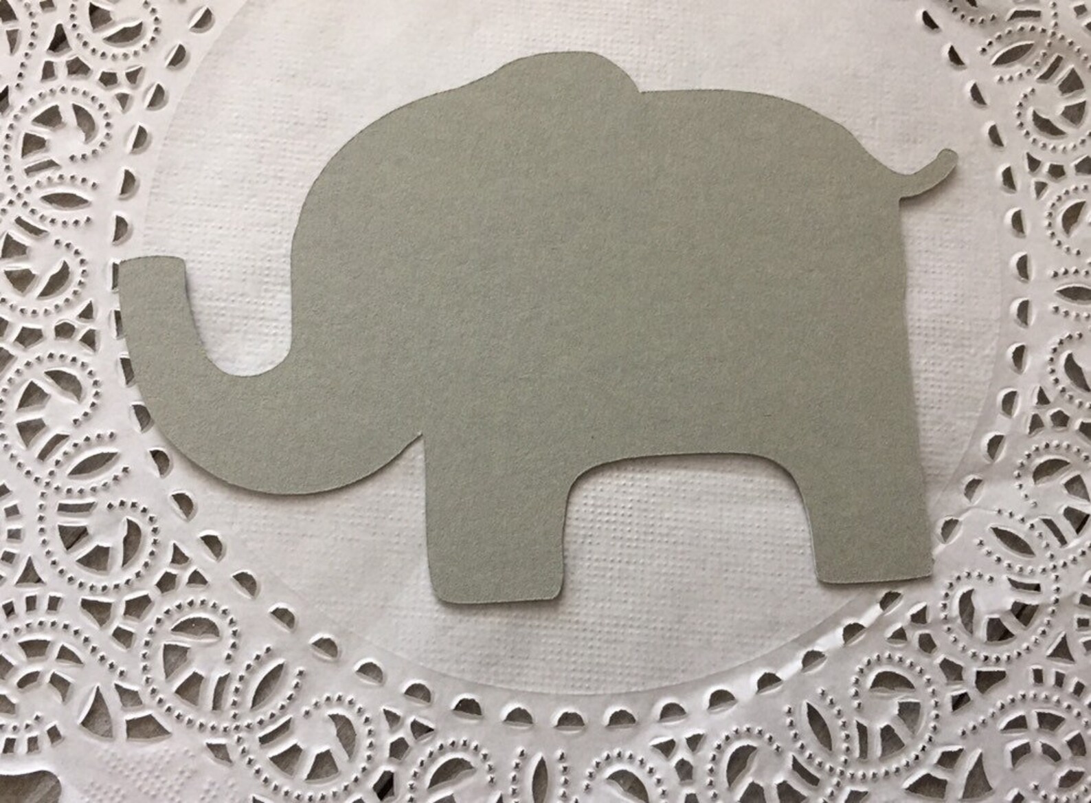 18 Elephant Cutouts Baby Elephant Die Cut Elephant Party - Etsy