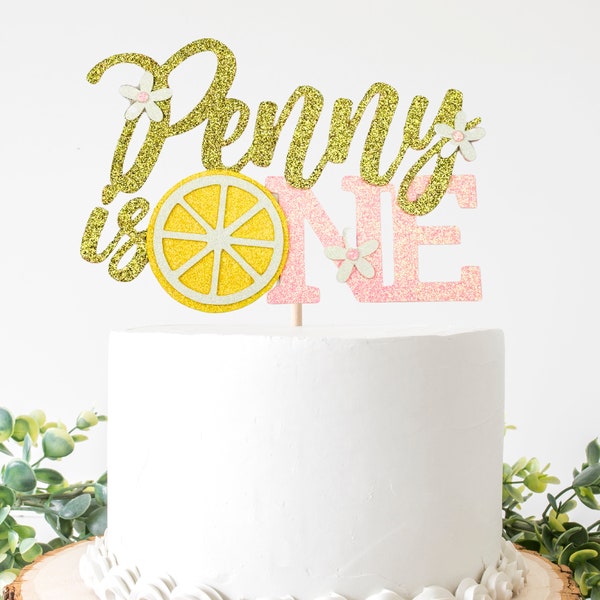 Lemon Cake Topper - Etsy