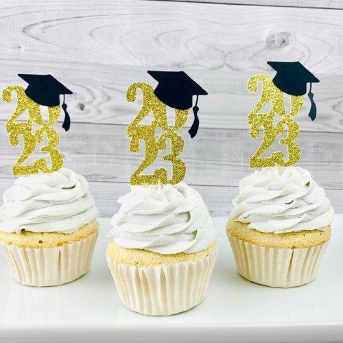 Graduation Cupcake Toppers Graduation 2023 Graduation - Etsy