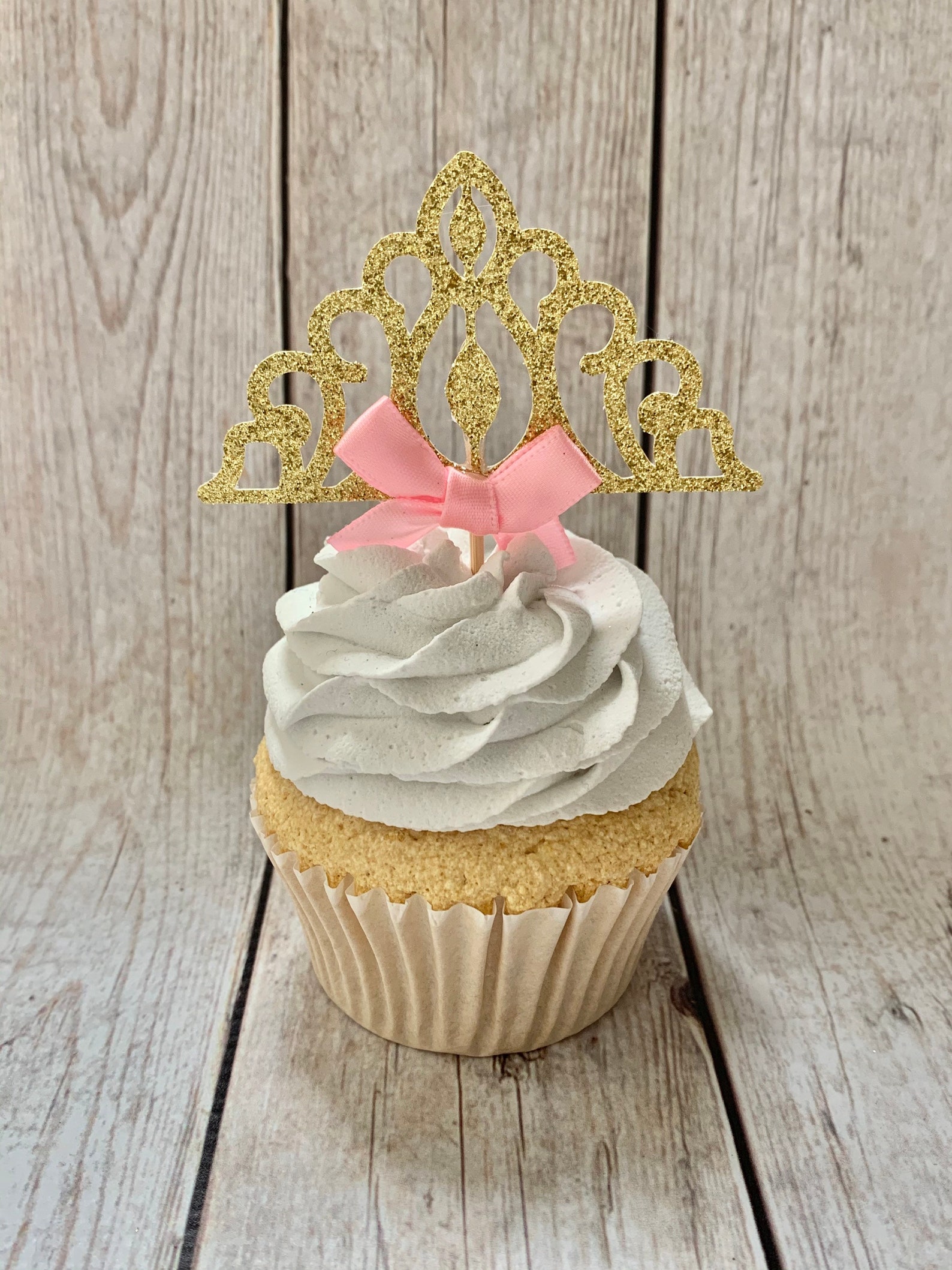 Tiara/princess Crown Cupcake Toppers Princess Party Tiara - Etsy