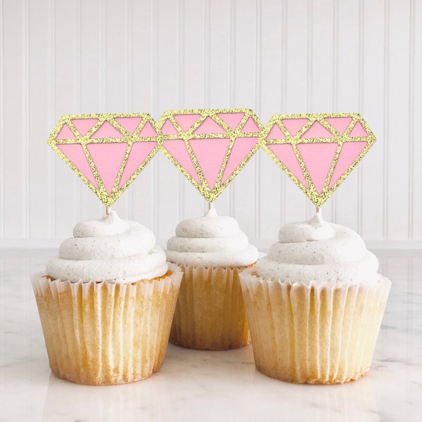 Bachelorette Cupcake Toppers - Etsy