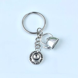 Teapot and Kettle Keychain/ Tea Lover Keyring/ Tea Accessories/ Tea Cup ...