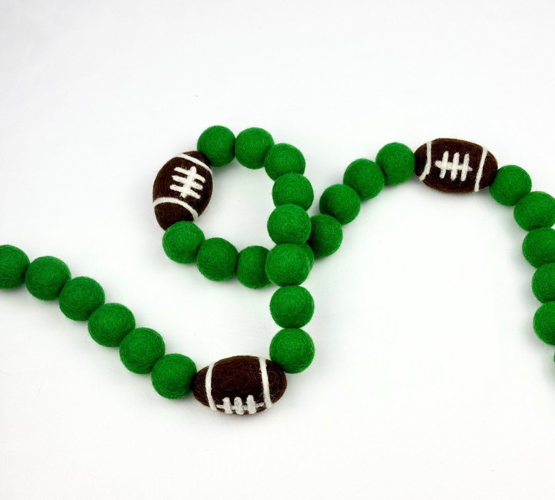 Felt Football Themed Garland/ Customizable Sports Birthday Party Decor ...