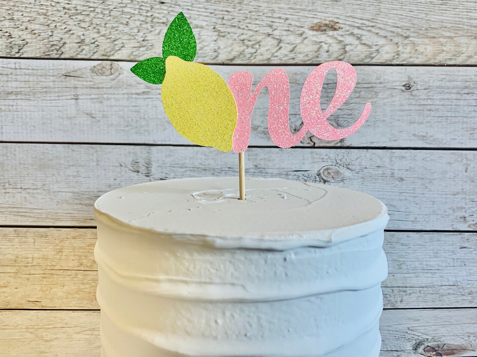 Lemon One Cake Topper/ Pink Lemonade/one in A Lemon - Etsy