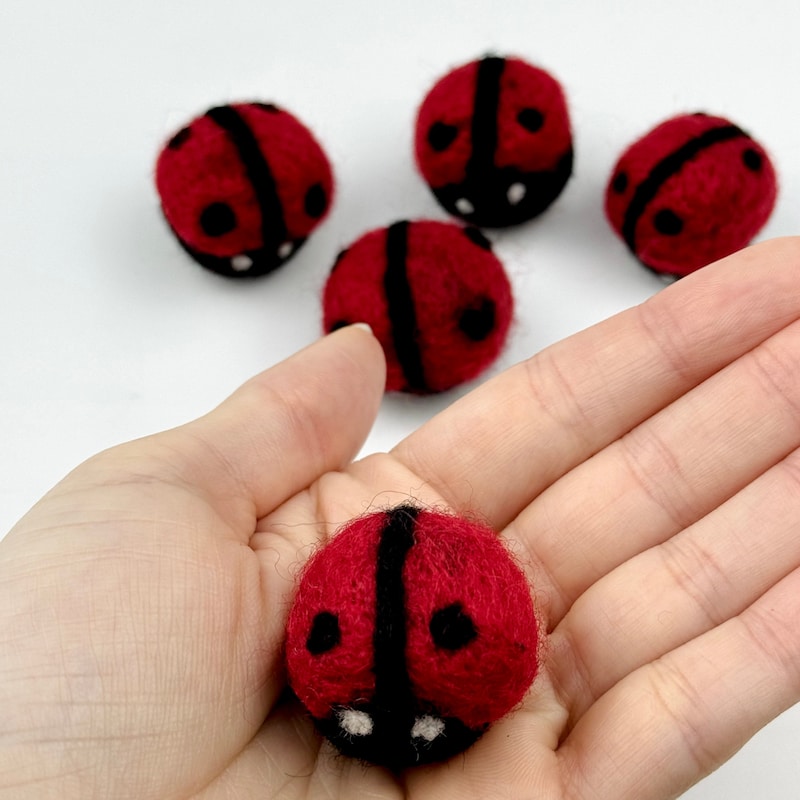 Felt Ladybug - Etsy