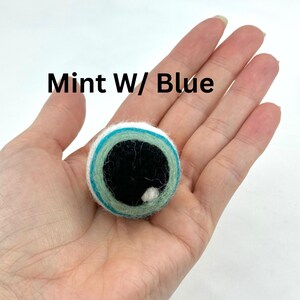 Felt Eyeballs/ Wool Felted Monster Eyeballs/ Fall Decor/ Spooky ...