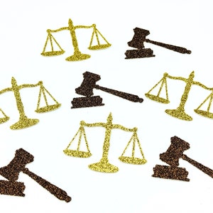 Law School Graduation Party Decorations/ Lawyer Graduation Confetti ...