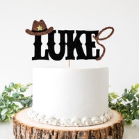 Cowboy Theme Cake Topper, Ranchero Theme Cake Topper, Vaquero Cake ...