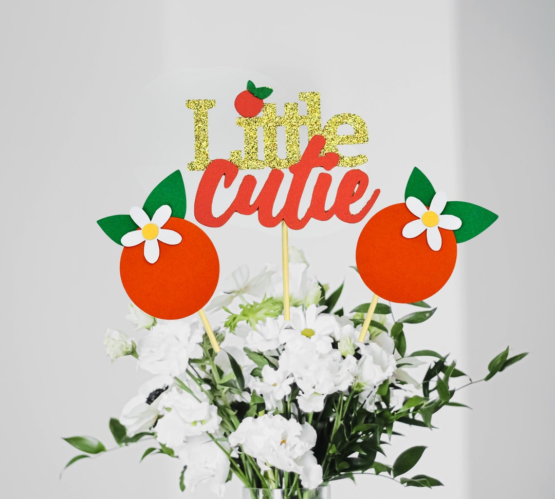 Little Cutie Party Decorations/ Little Cutie 1st Birthday Floral ...