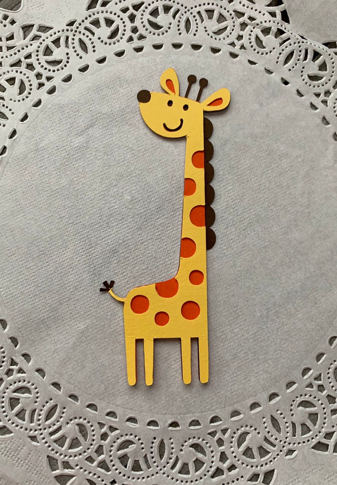 Giraffe Cutouts, Giraffee Diecuts, Zoo Animal Cutouts, Baby Shower ...