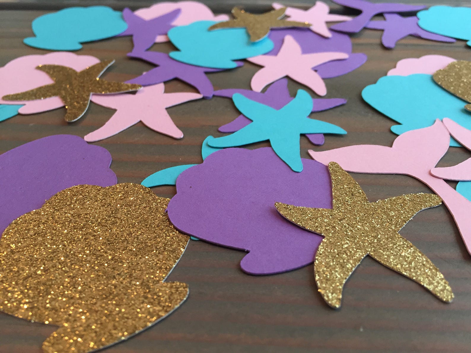 100 Mermaid Confetti Under the Sea Party Mermaid Birthday - Etsy