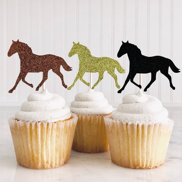 Horse Cupcake Topper - Etsy