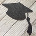 Graduation Cap Cut Outs, Glitter Grad Caps, Die Cuts, Graduation ...