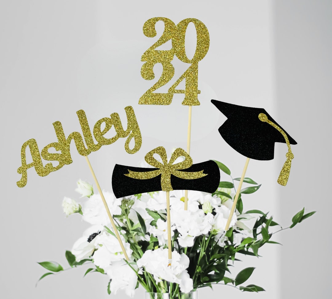 2026 Graduation Centerpieces/ Class of 2026/ Custom Name Party Decor ...