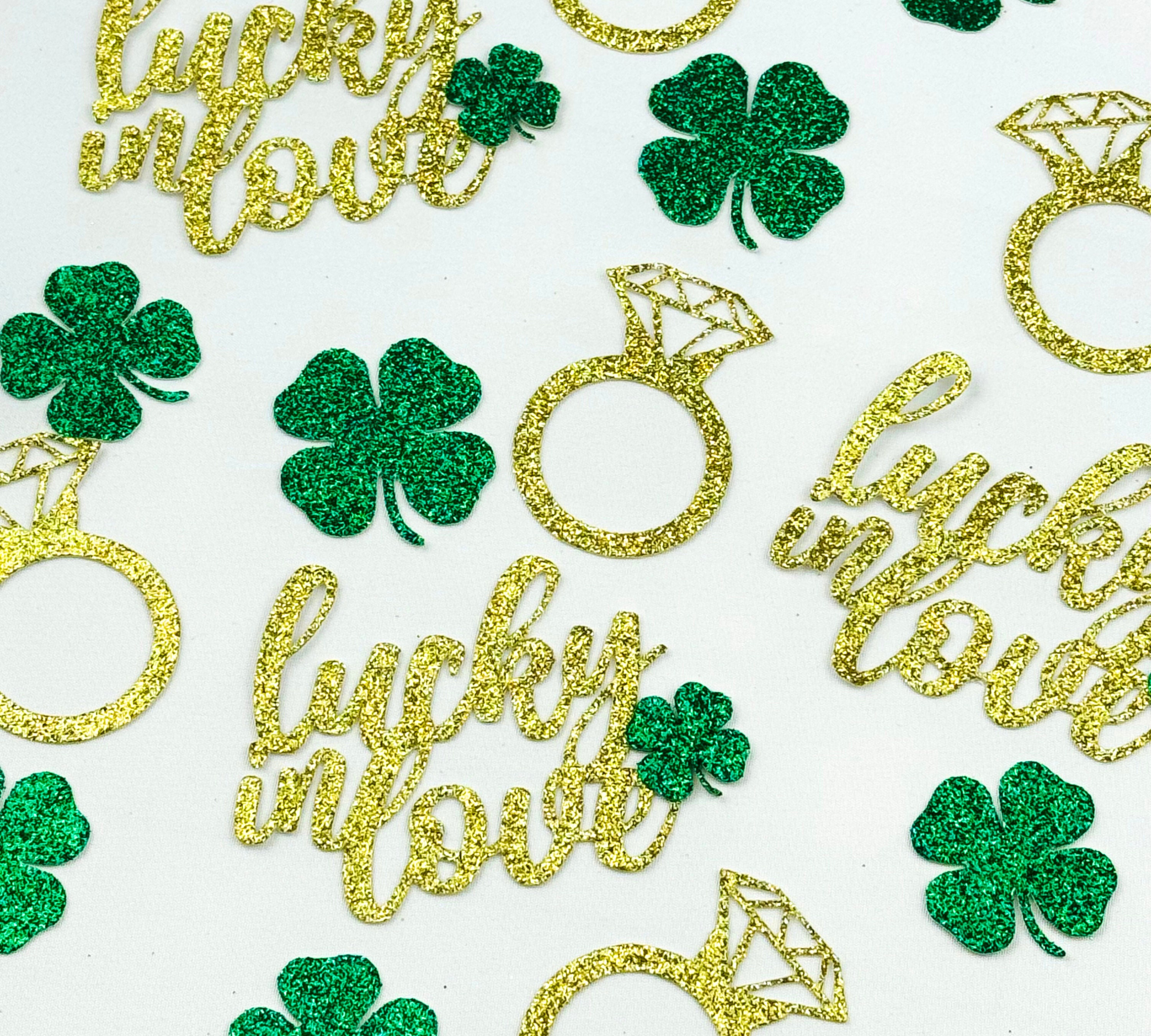 Lucky in Love Confetti/ St. Patrick's Day Wedding Party Decor ...