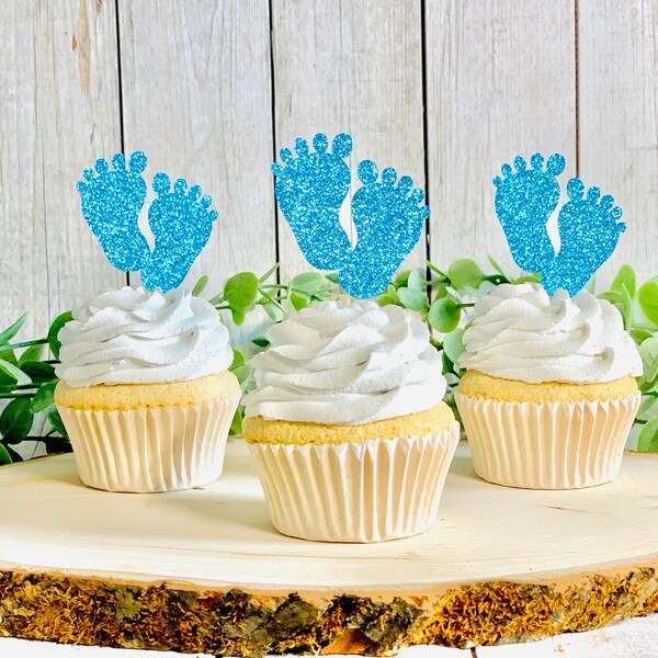 Feet Cupcake Toppers - Etsy