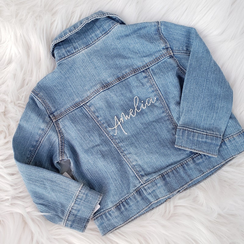 Baby Denim Jacket - Etsy