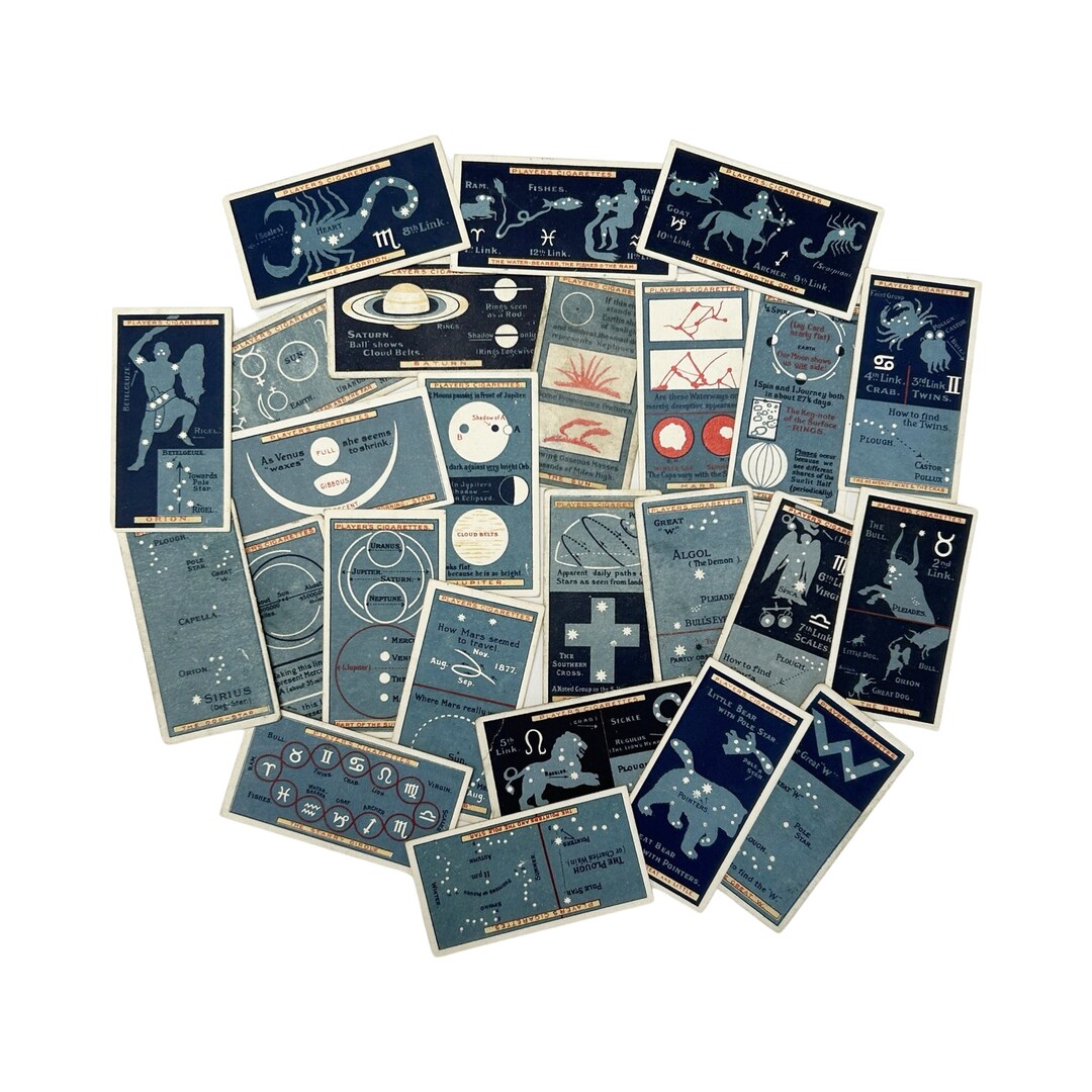 Those Pearls of Heaven Full Set of 25 Cigarette Cards. Collectable ...
