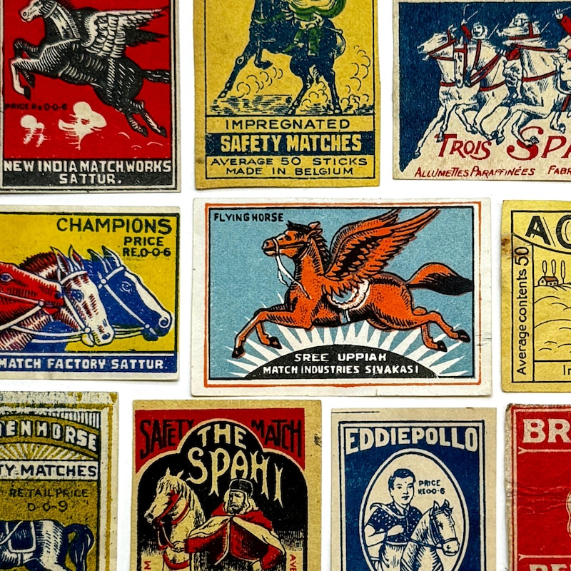 Matchbox Label - Etsy