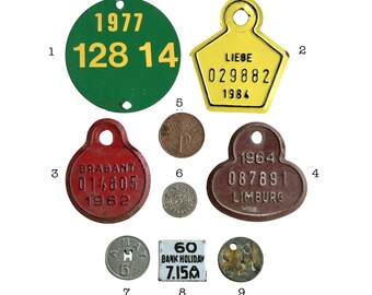 Lot of 4 Vintage Jewelers' Tokens - Etsy