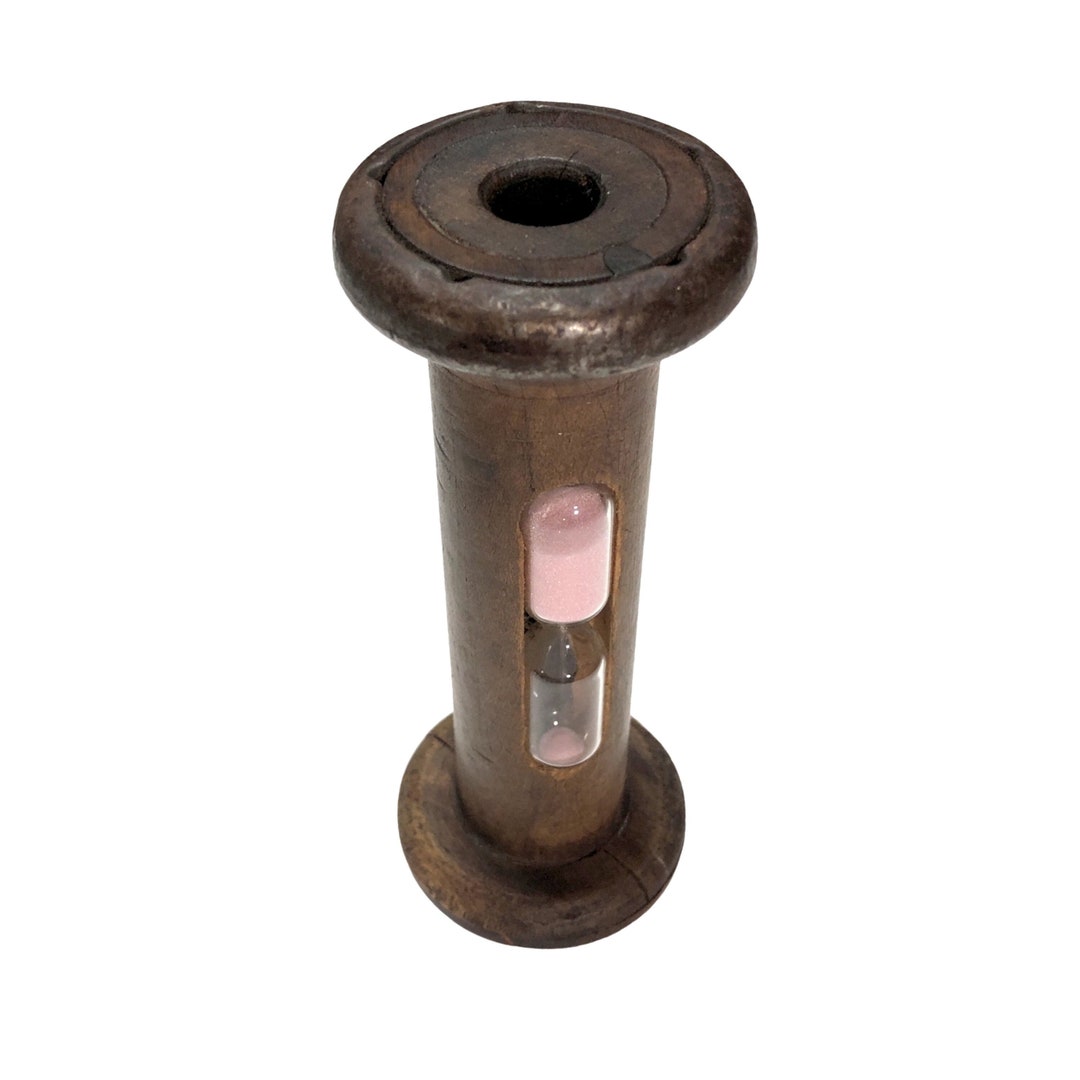 A Vintage Wooden Textile Bobbin Adapted Egg Timer. - Etsy