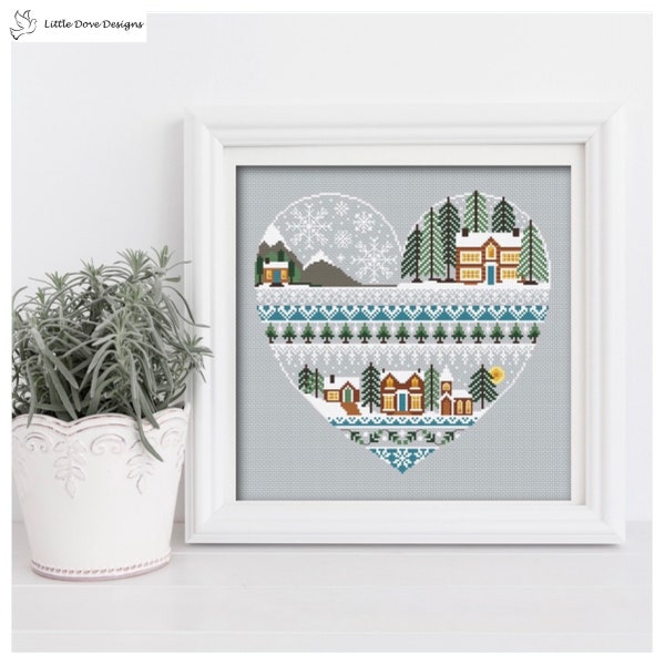 Winter Cross Stitch - Etsy