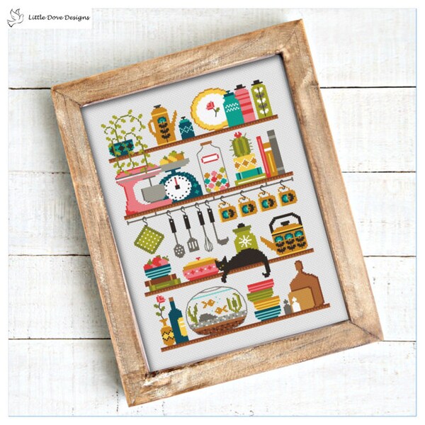 Kitchen Cross Stitch - Etsy