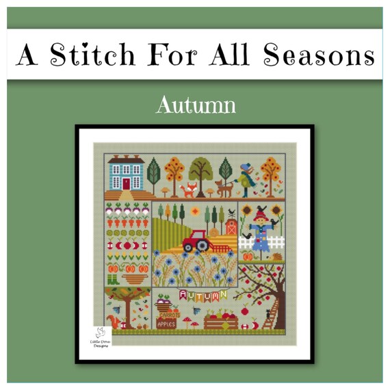 A Stitch For All Seasons Autumn Cross Stitch INSTANT | Etsy